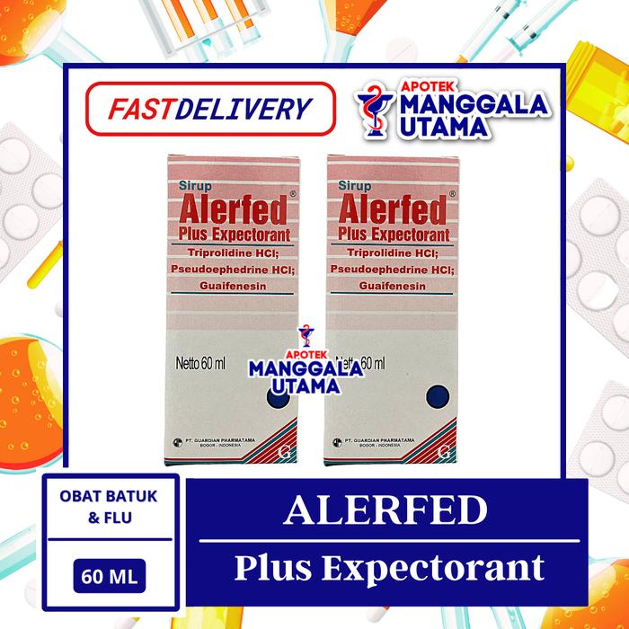 Jual ALERFED PLUS EXPECTORANT SIRUP 60 ML - Kota Palembang - APOTEK ...