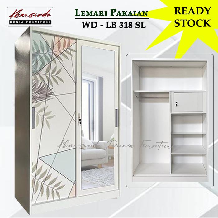 Jual Lemari Pakaian Sliding LB - 318 / FULL BESI - Jakarta Barat - Kharisindo Dunia Furniture ...