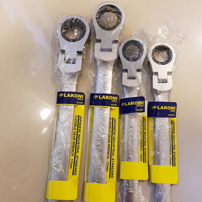 Jual 300295 KUNCI RING PAS RACHET FLEXIBLE WRENCH 14 MM LAKONI PRO ...