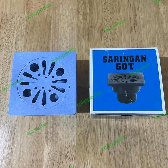 Jual Saringan got pvc tebal 4 inch GMP saringan got leher panjang BIRU ...