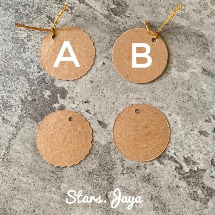 Jual Hang Tag Bulat Polos / Tag Kraft Polos Pack - Kota Bandung ...