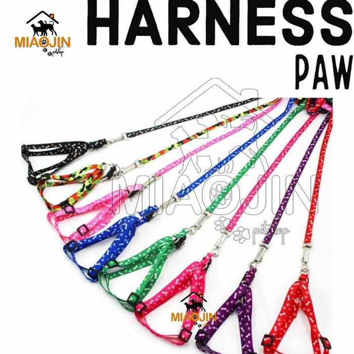 Promo Harness Kucing Anjing Kelinci Hewan- Tali Tuntun ikat Kaki Badan ...