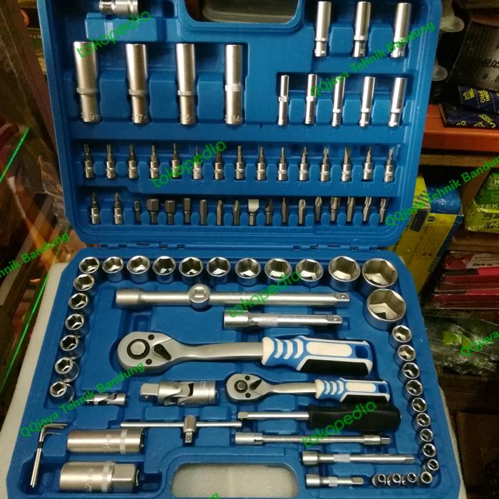 Jual Kunci sok set 94 pc Benz - Promo murah socket set - Kota Bandung - QQJAYA TEHNIK | Tokopedia