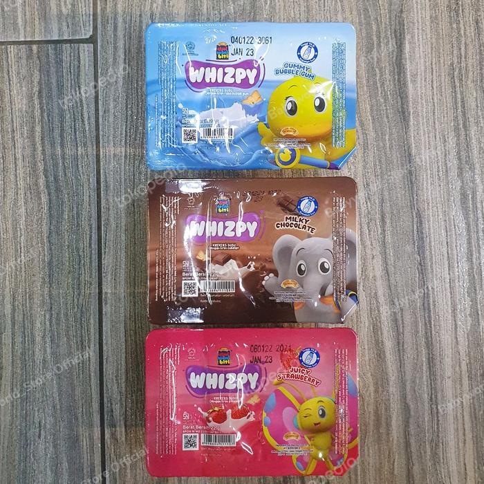 Jual Tini Wini Biti Whizpy colek biskuit COKLAT / STRAWBERRY / BUBBLE ...