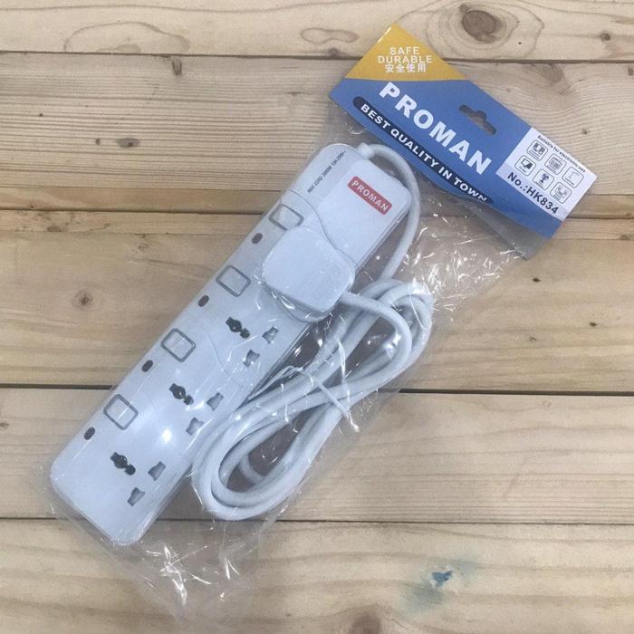 Jual PROMAN Kabel Perpanjangan Stop Kontak Universal Socket Extension ...