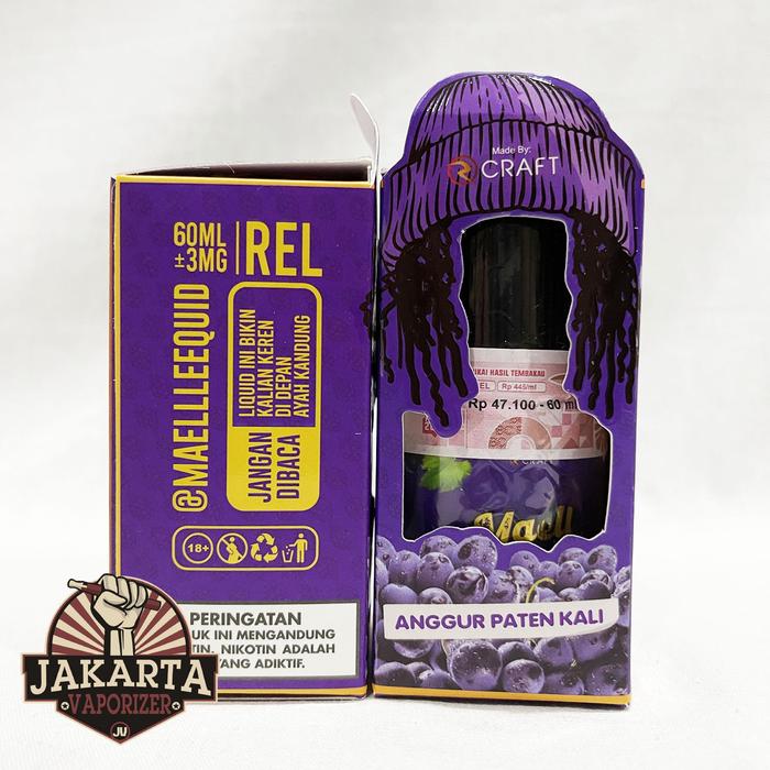Jual MAELL LEEQUID ANGGUR PATEN KALI 60ML 3MG BY RCRAFT X MAELL LEE ...