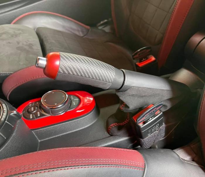 Jual Original Mini Cooper F55 F56 F57 JCW Carbon Alcantara Handbrake ...