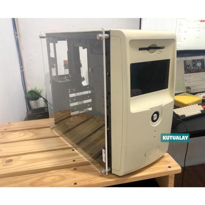Jual Casing Jadul Cat Ulang Custom Side Panel Akrilik Vintage Desktop ...