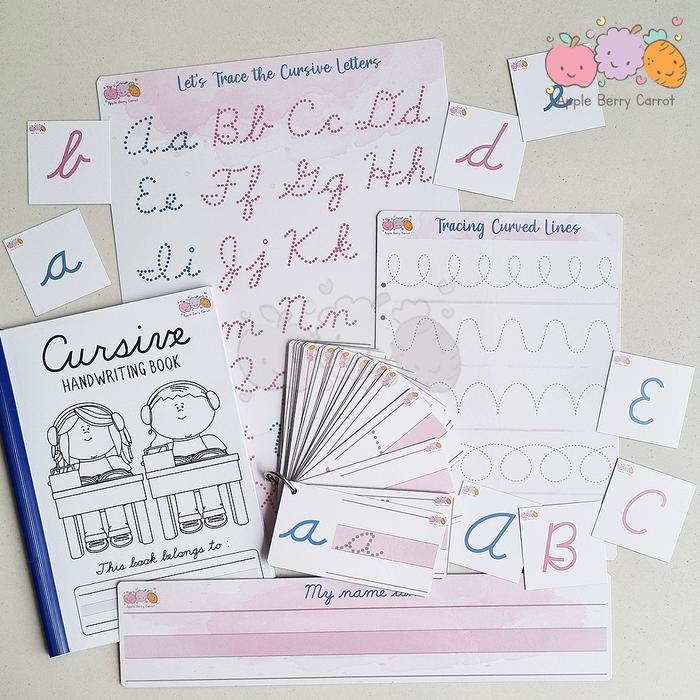 Jual CURSIVE LETTER WRITING PRACTICE WORKSHEET MENULIS HURUF SAMBUNG ...
