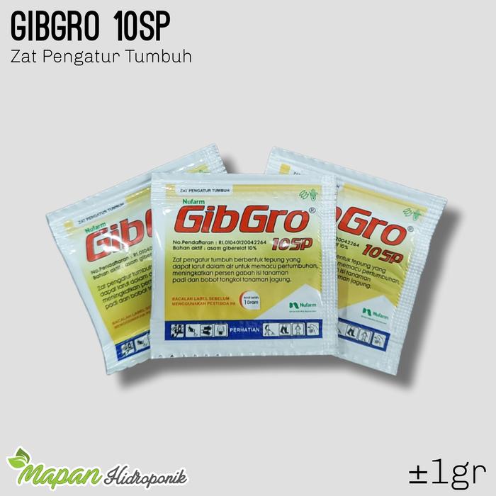 Jual GibGro 10SP GA3 Sachet Zat Pengatur Tumbuh Tanaman - Jakarta ...