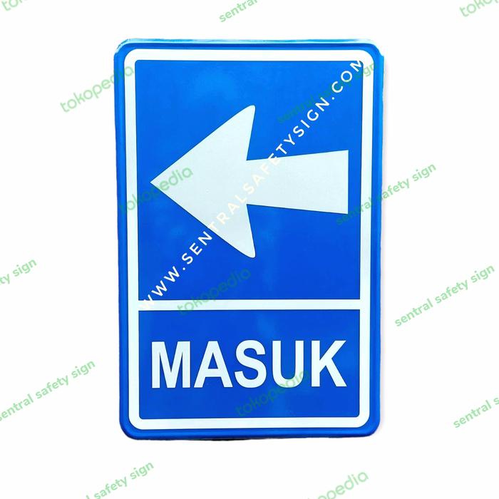Jual RAMBU MASUK KIRI 60X40CM - Jakarta Barat - sentral safety sign ...