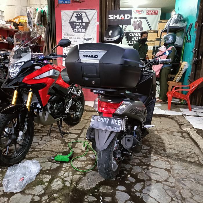 Promo PROMO Paket Siap pasang Box SHAD SH44 + Bracket Kucay Nmax Old ...