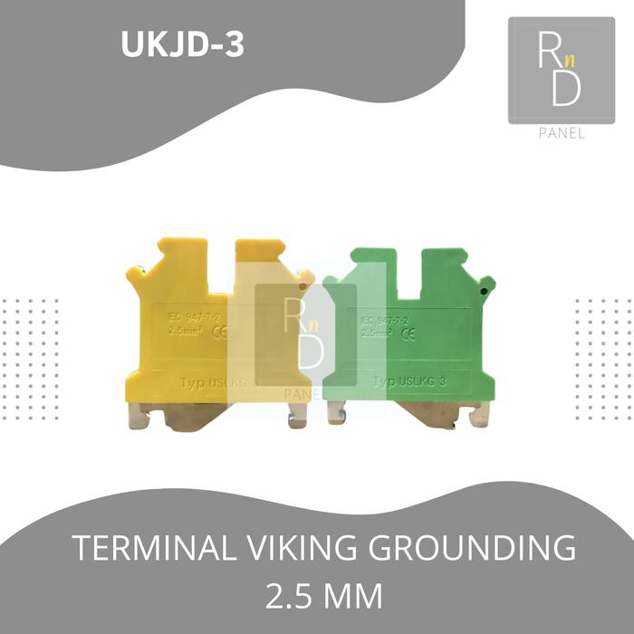 Jual TERMINAL GROUNDING VIKING UK-3JD 2.5mm / USLKG-3 - Jakarta Barat ...