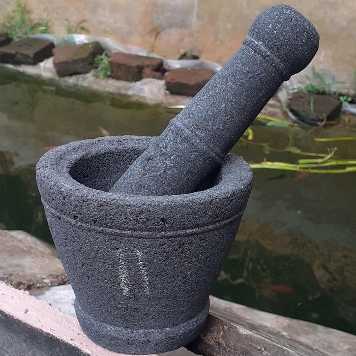 Jual LUMPANG ALU 11CM MODEL JANGKUNG BAHAN BATU ALAM TERMURAH - Kota ...