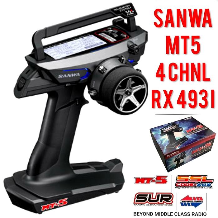 Jual Sanwa MT-5 FH5 4 Channel 2.4 Ghz Radio System w/RX-493i not Futaba - Kab. Jember ...