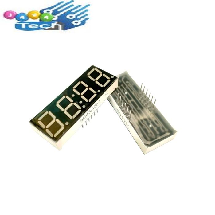 Jual Seven Segment Display 7 Segment Merah 0.56 Inch 4 Digit Jam - Kab ...