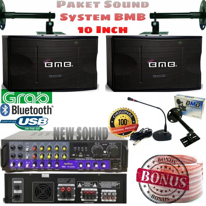 Jual Paket Sound System BMB 10 Inch Paket Masjid dan Cafe Paket Karaoke ...