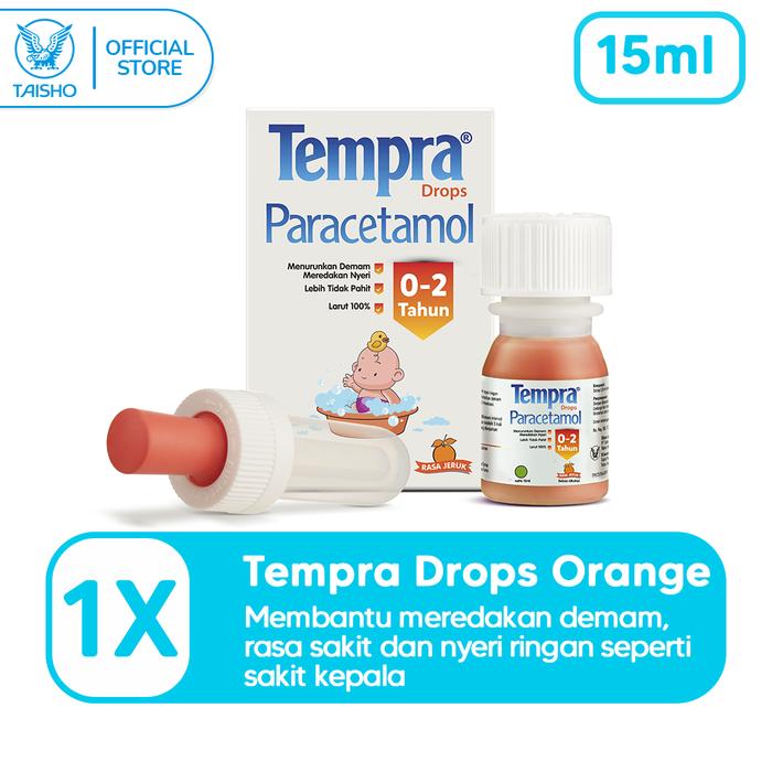 Promo Tempra Drops Syrup Paracetamol Anak (0-2 Tahun) Rasa Jeruk 15 Ml ...
