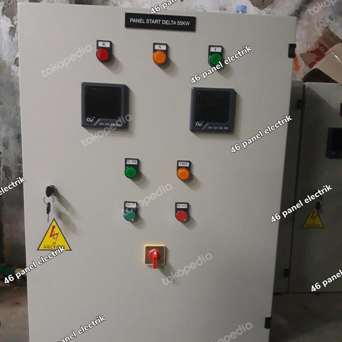 Jual PANEL POMPA START DELTA 55KW.SPECK KONTACTOR LC1D40M7 LC1D65 ...