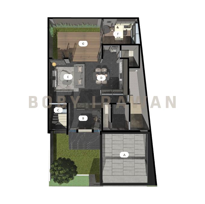 Jual Jasa Gambar Denah Full Warna Render Photoshop Murah - Render 3D ...