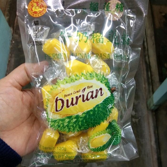 Jual Permen Lunak Rasa Durian / Musang King Durian Candy / Permen ...