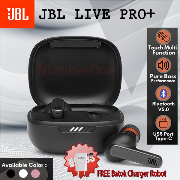 Promo Headset Bluetooth JBL Live Pro+ Wireless Earphone Tws Bluetooth ...