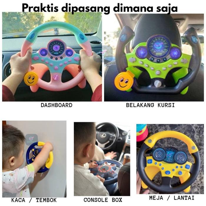 Jual Mainan Setir Mobil Anak Steering Racing Wheel Stir Setiran Edukasi ...
