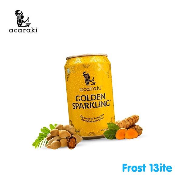 Jual Acaraki Golden Sparkling Turmeric Tamarind Kunyit Asem Soda Kaleng ...
