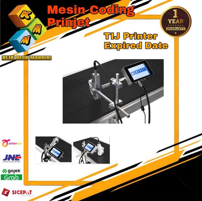 Jual Mesin Coding Prinjet TIJ Printer Expired Date Dan Conveyor 1.5 ...