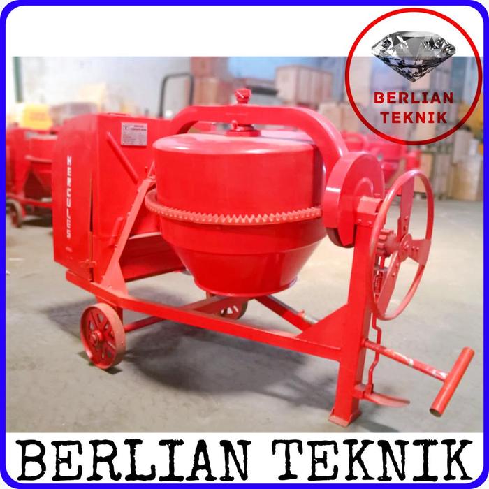 Jual Beton Molen Concrete Mixer Semen Hercules 350 Liter Single Pully - Jakarta Barat - BERLIAN ...