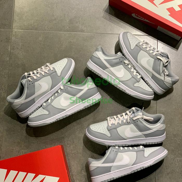 Jual Nike Dunk Two Tone Grey - Jakarta Selatan - Shoeprise | Tokopedia