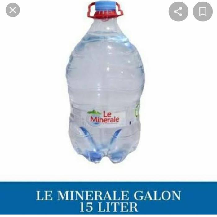 Jual Air Mineral Le Minerale Galon 15 liter - Kota Tangerang - Shafira ...