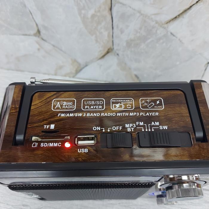 Jual Radio Klasik/jadul Sn-4020bt 3 Band + Mp3 Player X-bass Di Seller ...