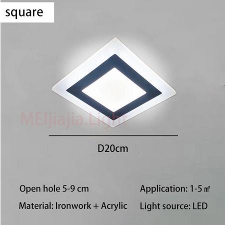 Jual Lampu Plafon Langit2 Minimalis Cahaya LED Akrilik Foyer Entry ...