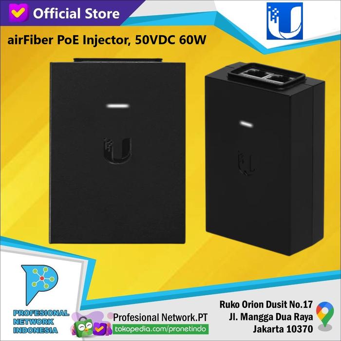 Jual Ubiquiti Carrier PoE Adapter 50V 60W Power Injector Gigabit ...