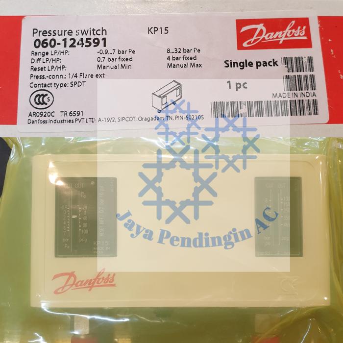 Jual Danfoss Pressure Switch KP15 LP/HP - Jakarta Barat - Jaya Pendingin AC | Tokopedia