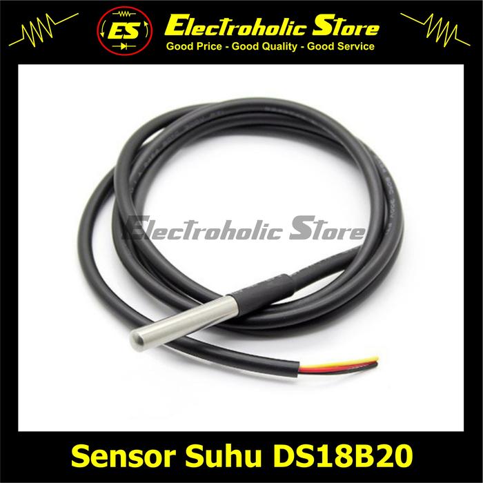 Jual Sensor Suhu DS18B20 Waterproof Temperature Probe Arduino Uno ...