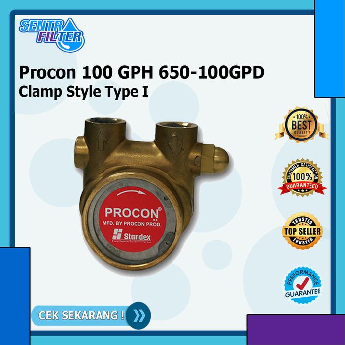 Jual Head Pump Procon 100 GPH 250psi Clamp Style 112B100F11AA - Jakarta ...
