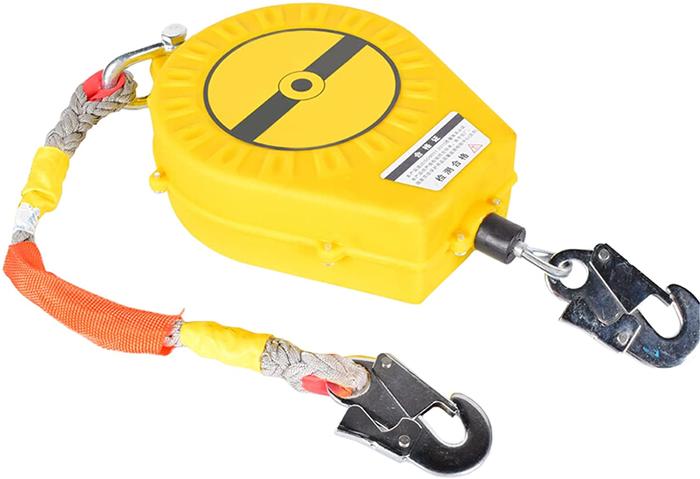 Jual Retractable Lifeline Fall Arrester Safety Belt Body Harness - 20 ...
