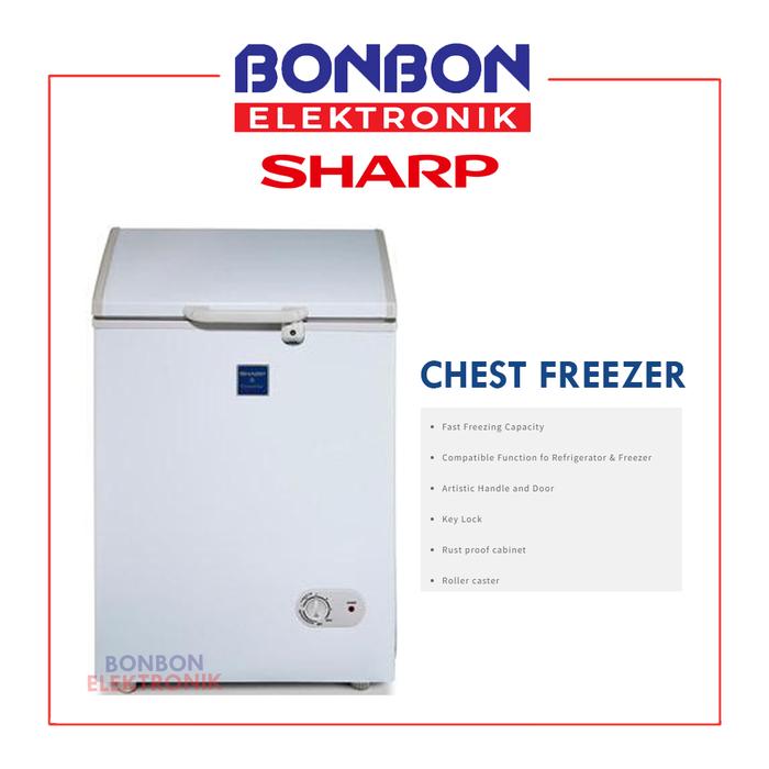 Promo Sharp Chest Freezer 120L FRV-127 / FRV127 Cicil 0% 3x - Jakarta ...