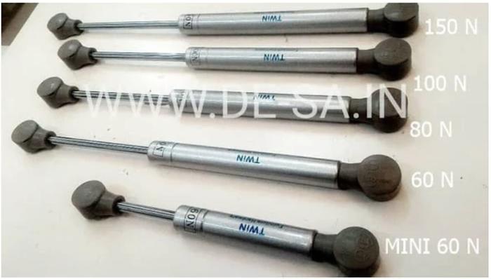 Jual gas spring 60 N twin 1 pasang pegas hidrolik lemari dapur / jok ...