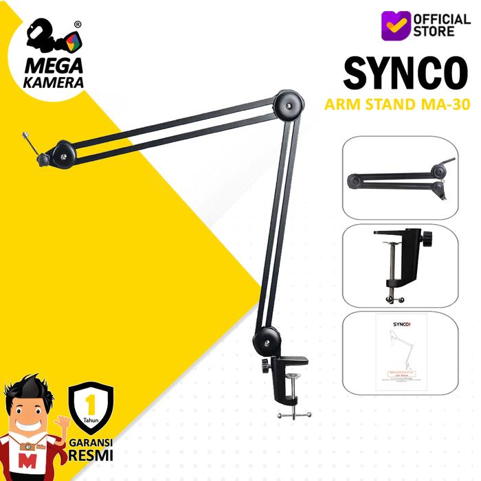 Promo Synco MA30 Boom Arm Stand Microphone Cicil 0% 3x - Jakarta Pusat - Megakamera | Tokopedia