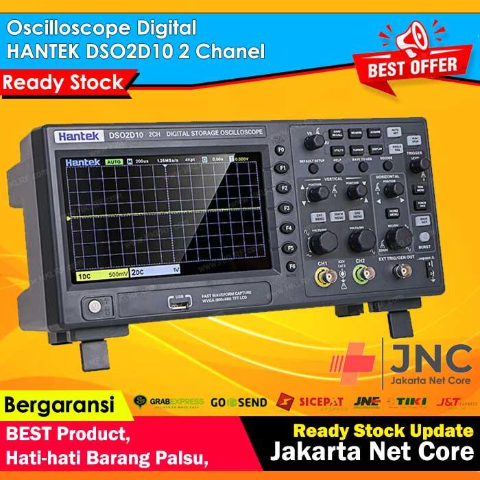Jual Oscilloscope HANTEK DSO2D10 2 Channel Osiloskop Digital ORIGINAL ...