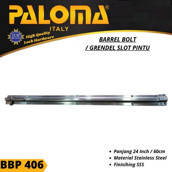 Jual Grendel barrel bolt Paloma 60 cm BBP 406 24" stainless steel ...