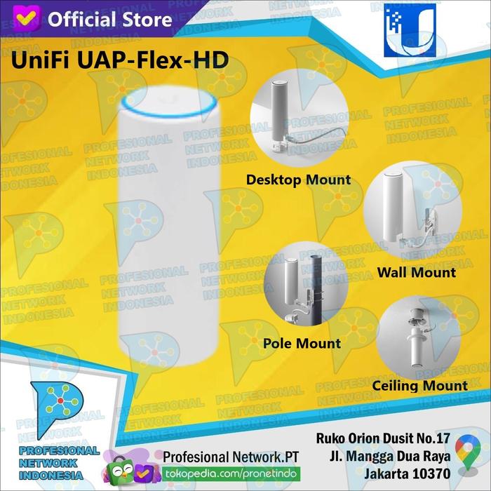 Promo Ubiquiti UAP-Flex-HD UniFi MU-Mimo UAP FLEX HD UAP-FlexHD FlexHD ...