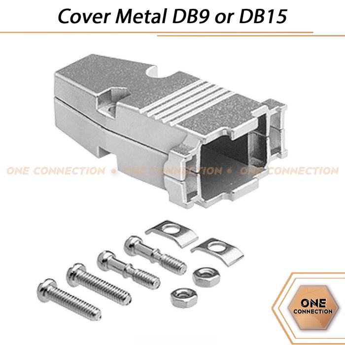 Jual Cover Metal Steel Cover DB9 or DB15 VGA Type Socket Adaptor DB 9 ...