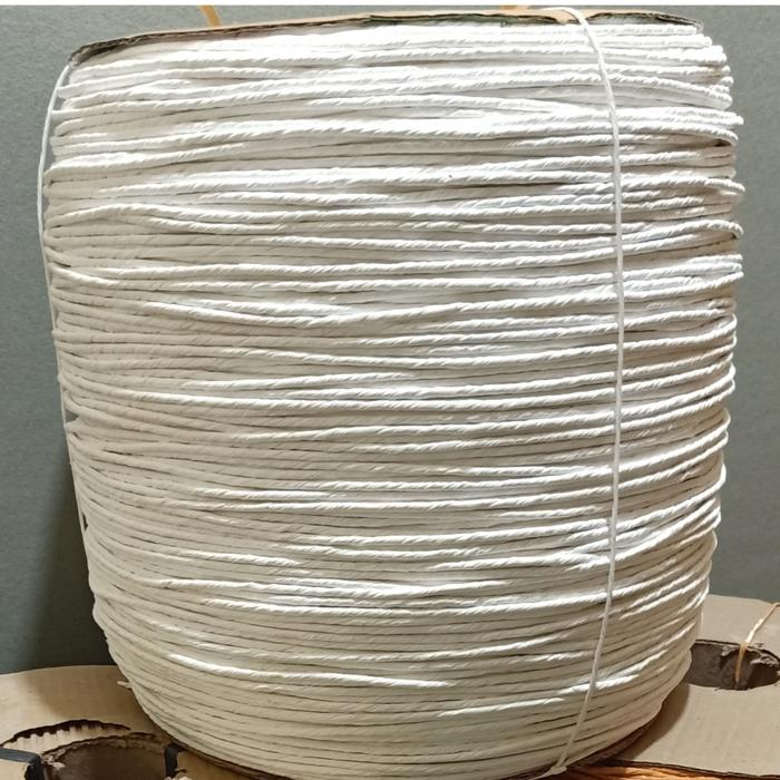 Jual Tali Kertas / Paper Bag Rope 3/4mm Coklat, Putih, Hitam Isi 50 ...