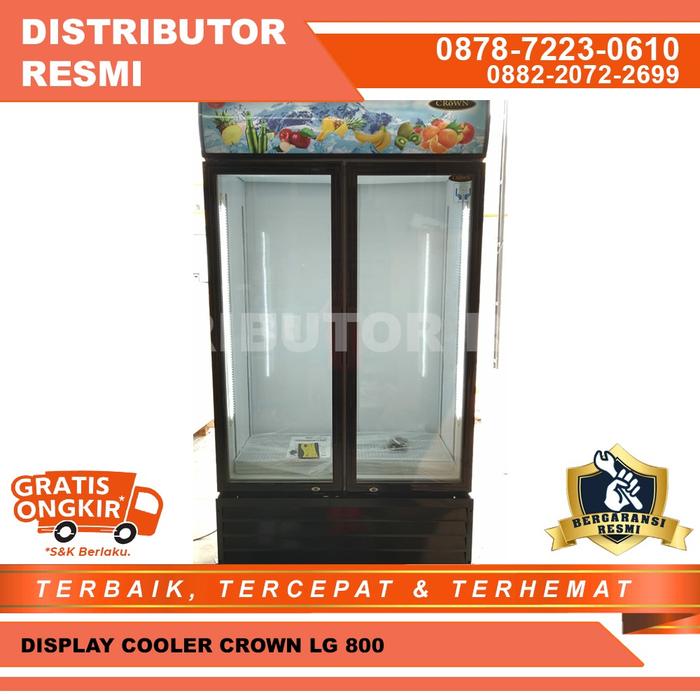 Jual Showcase Chiller LG-800 CROWN / lemari pendingin minuman - Kota ...