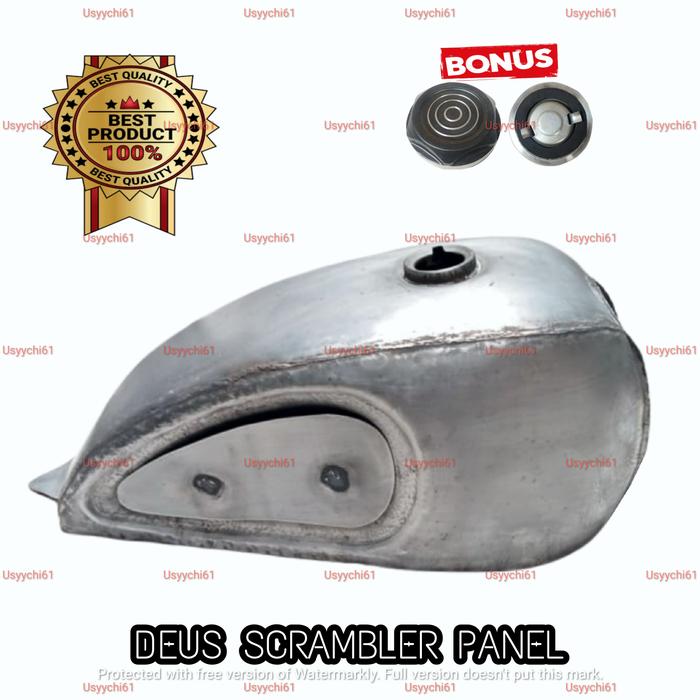 Jual Tangki Bahan DEUS SCRAMBLER PANEL Japstyle Bobber Custom DLL - Kab ...