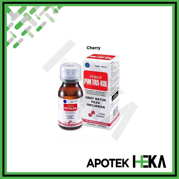 Jual Pimtrakol Syrup 60 ml - Sirup Obat Batuk Pilek Influenza - Cherry ...